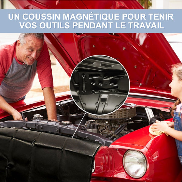 Mag-Pad: Tampon magnétique qui contient vos outils tout en travaillant ...